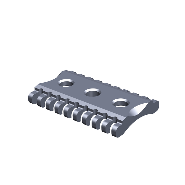 CB Plate OC - Stainless - Karve Shaving Co.